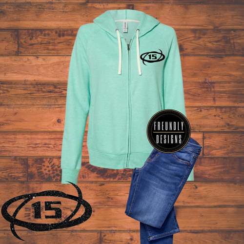 D15 Logo Zip Up | Freundly Designs