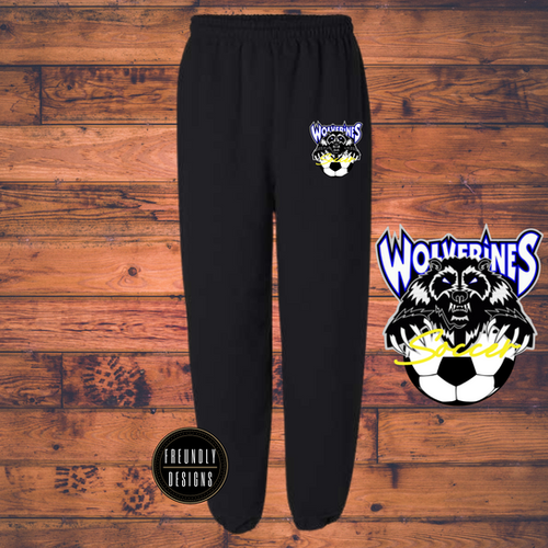 Wolverines Soccer Logo Sweatpants | Freundly Designs