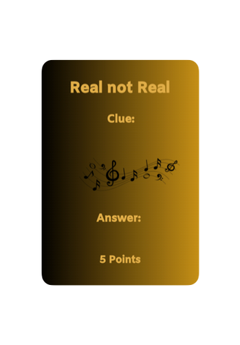 Real not Real Pack | Name That Group!