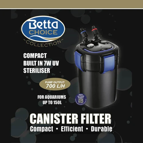 Betta UV Canister Filter Up To 230L | Trimar Aquaria
