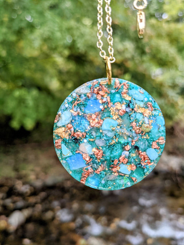 NEW! Custom Created Large Orgonite Medallion Pendants! | katwb