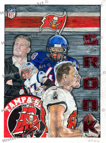 Gronk Career | Historic Sports Art