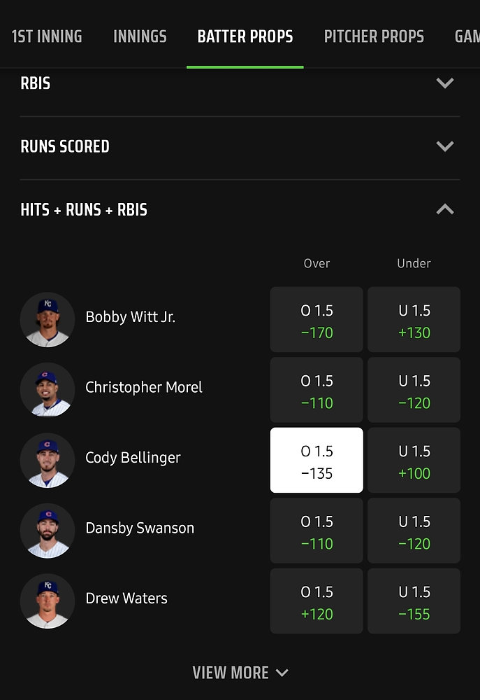 MLB Early Game August 18th
