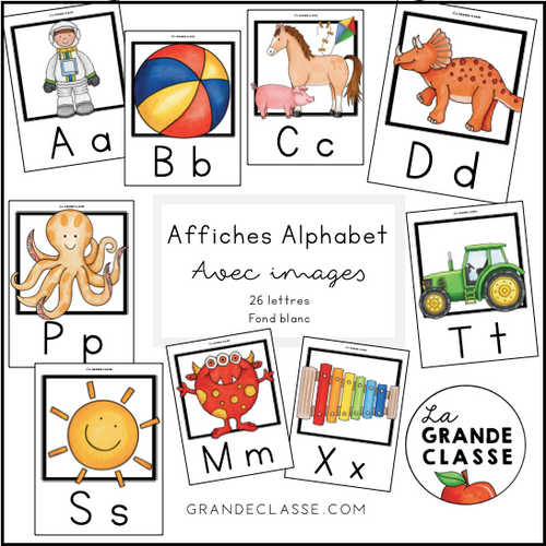 Alphabet avec images | La grande classe