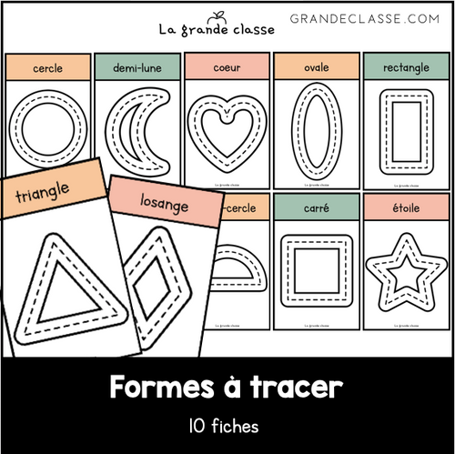 Formes à tracer | La grande classe