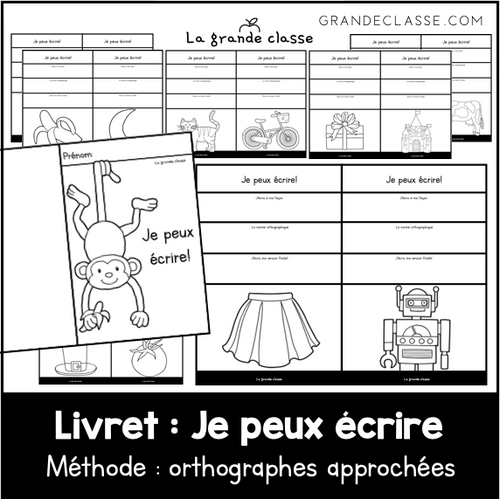 Livret : je peux écrire | La grande classe