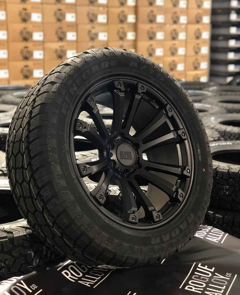 1x 17” Ravage Satin Black steel | ROGUE ALLOY CO LTD