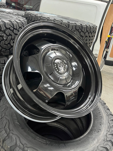 4x 20” RT7 STEEL WHEELS GLOSS BLACK 5x120 | ROGUE ALLOY CO LTD