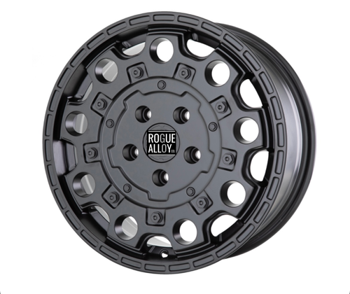 1x 16” ROGUE RAGE SATIN BLACK 1500kg LOAD RATING | ROGUE ALLOY CO LTD