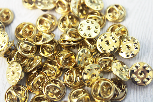 gold metal butterfly pin backings for enamel pins | pokettoni