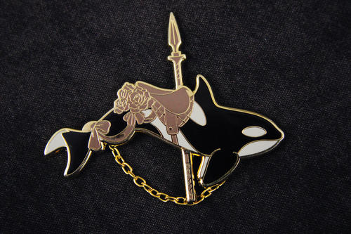 original | carousel orca enamel pin | hunter's carousel collection ...