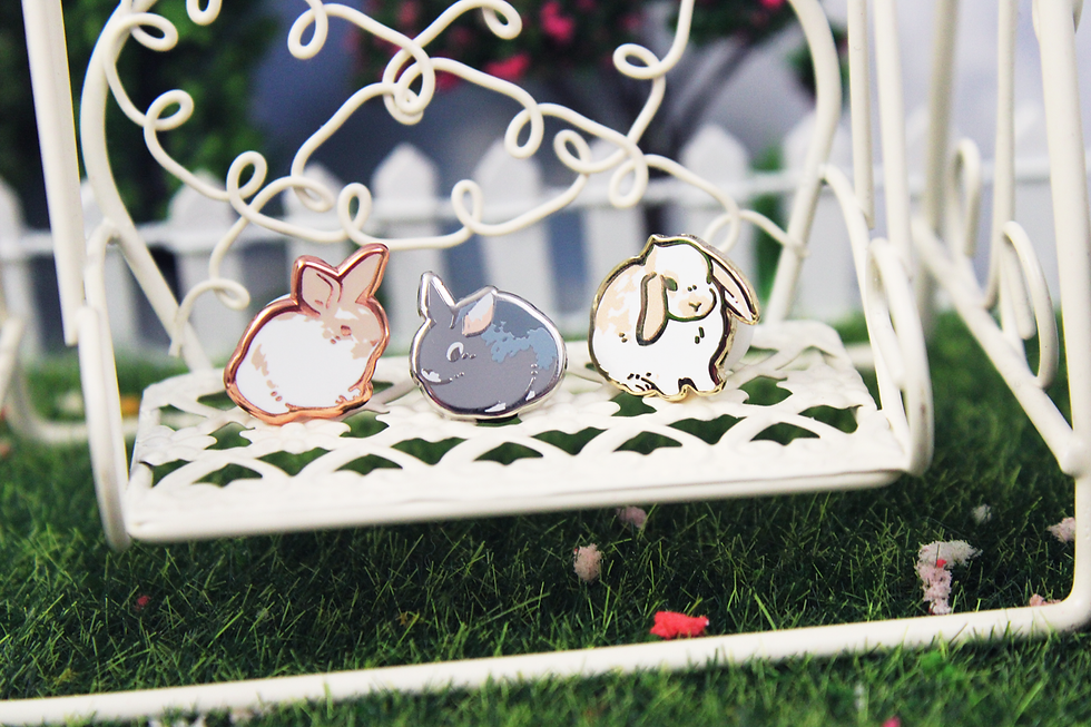 original | foxglove + nightshade enamel pins | pokettoni