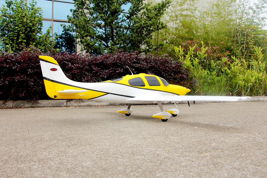 Dynam Cirrus SR22 V2 Trainer Yellow RC Scale Plane