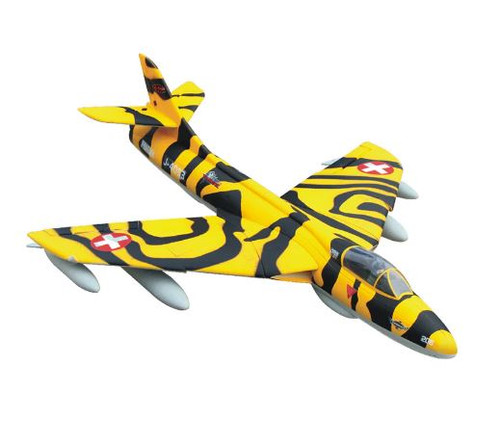 Dynam Hawker Hunter 4S 70mm 12-Blade EDF RC Jet w/ Flaps