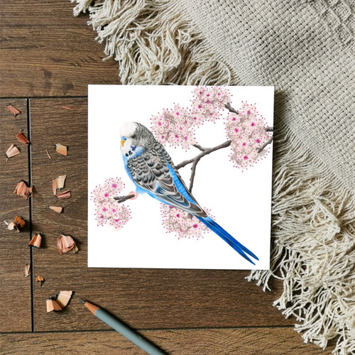 Budgie Card | Lucy Gray Artist
