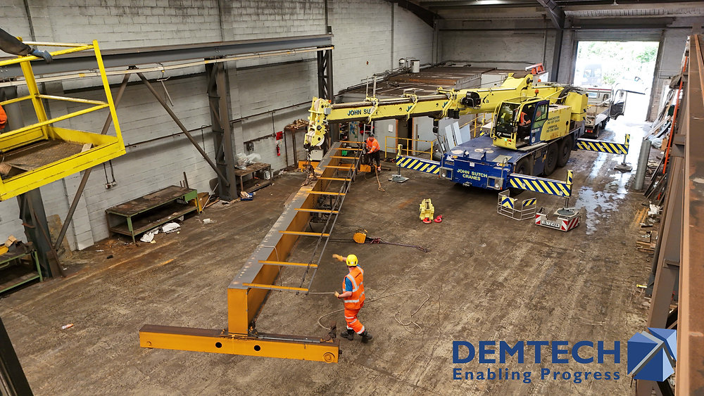 Case Study - Indoor Overhead Crane Removal - Blackburn