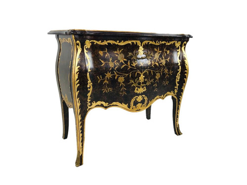#5838 Gold Leaf Widdicomb Chest / Commode | Again&Again