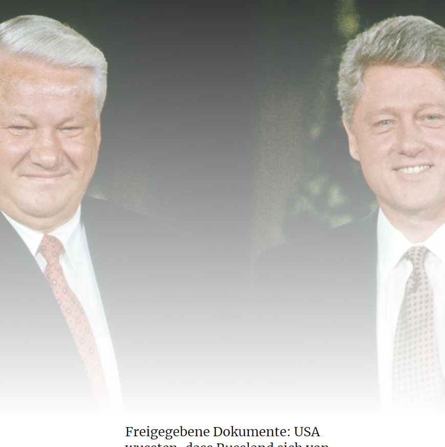 Freigegebene Dokumente: USA wussten, dass Russland sich von der NATO ...
