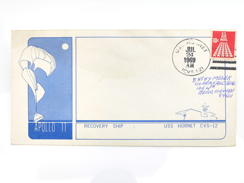 1969 "Apollo 11" USS Hornet CVS-12 Envelope and Letter | Coins & Stuff