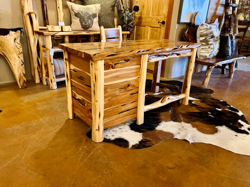 Cedar Office Desk | Log Beds