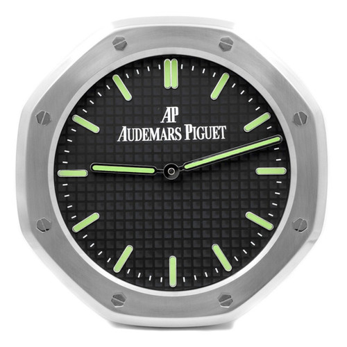 AP Royal Oak Steel and Black, Luminous Dial | Wall clock | Wclocks ...