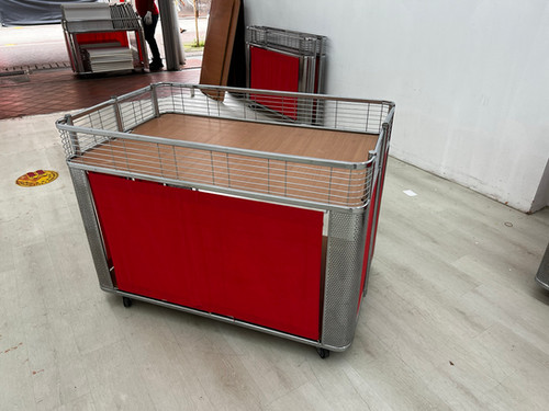 Promotion Bin / Display cart/ promotion carts / Retail Wagon | Used ...