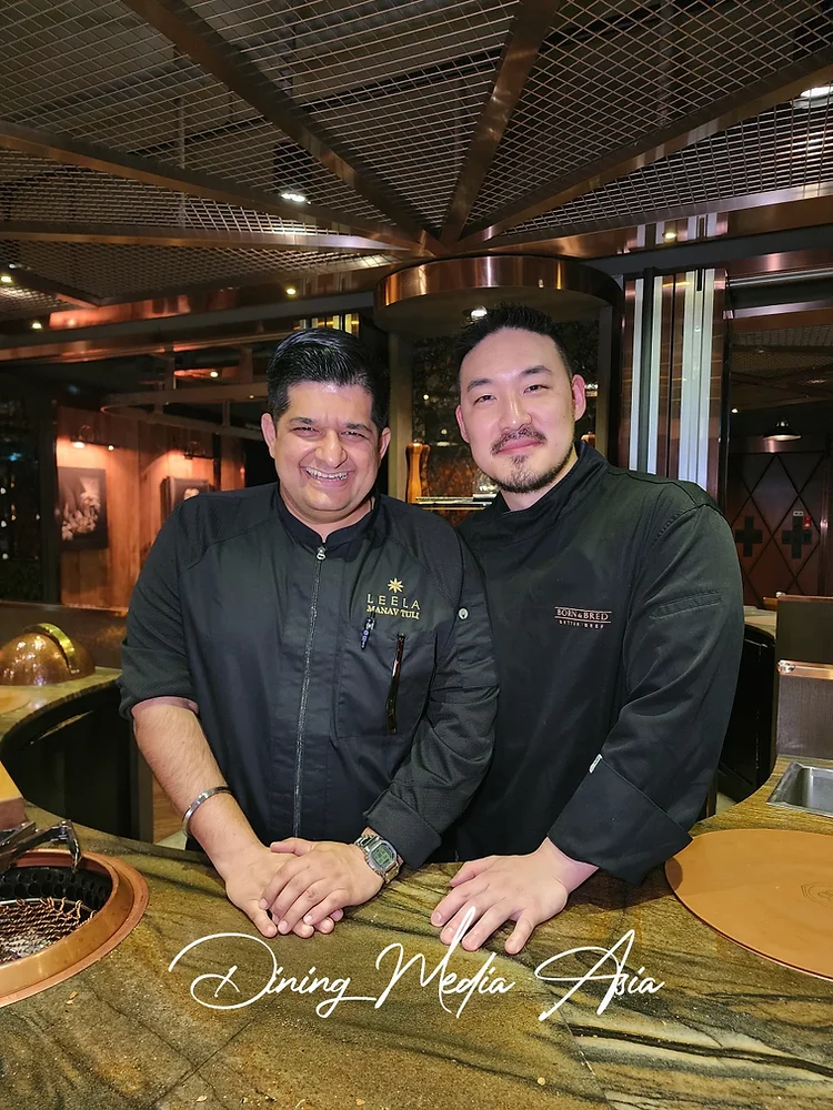 Chef Manav Tuli of Leela and Chef Kyunghwan Min of Born & Bred Unite ...