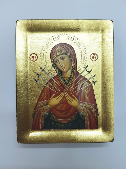 virgin mary with 7 swords | papa-andrea