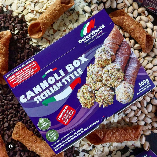 Cannoli Box Sicilian Style 10 Unidades | DolceWorld Ltda