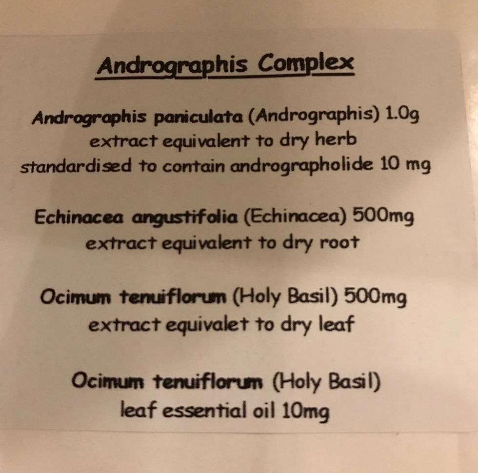 Andrographis complex tablets - 60 tablets | Herbalosophy 2024