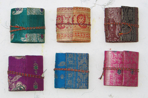 Mini Sari Wraparound Note Book (pack of 3) | bazaar