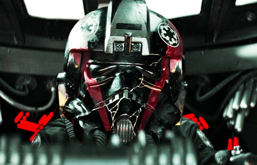 Night Tie Fighter Pilot Helmet STL Files | Caliuth