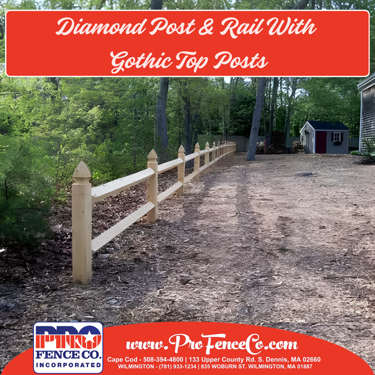 Diamond Post and Rail Fencing: Strength Meets Style | Pro Fence