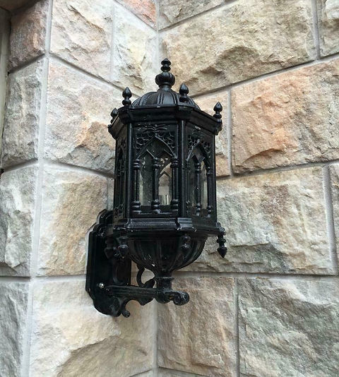 iron wall light