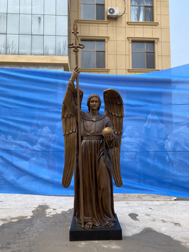 Bronze Angel the Protector of Christ Statue | From Europe To You