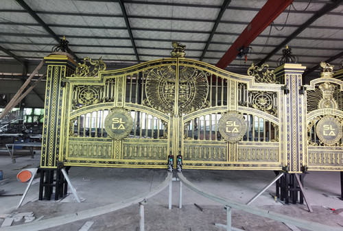 Monumental Cast Aluminum Palace Driveway Gates | From Europe To You