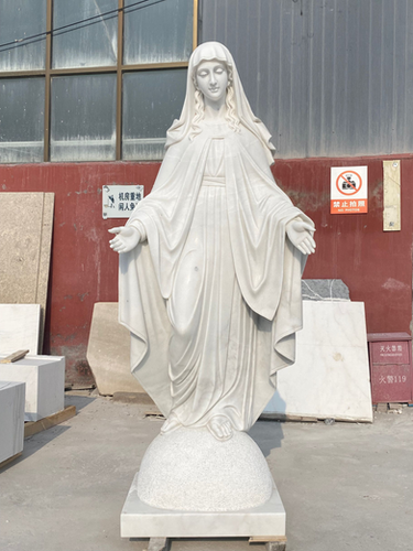 Blessed Mother Mary Marble Statue | From Europe To You