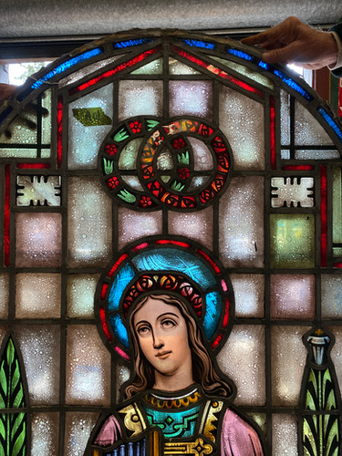 Stained Glass St. Lucy Church Window | From Europe To You