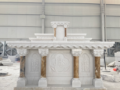 Marble Carved Church Religious Altar | From Europe To You