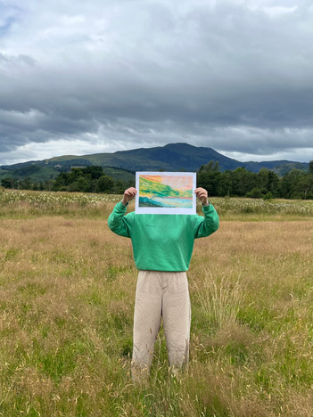 About | Orla Stevens | Contemporary Painting & Illustration | Scotland