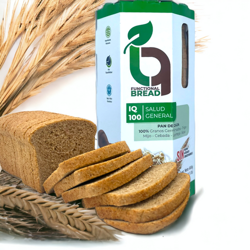 Pan iQ 100 Salud General: 7 Granos Germinados | Nextfuture Foods