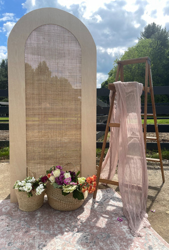 Rattan Boho Event Backdrop - Perfect for Showers