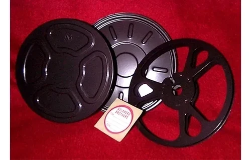 Goldberg Super 8mm 200 ft Metal Movie Reel and Can Set | Film Forever MPE