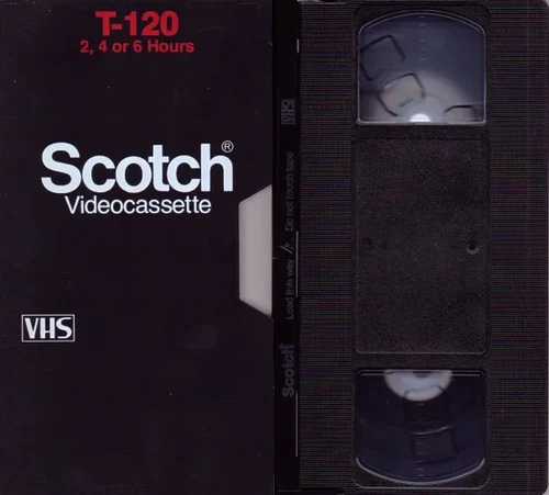 Scotch 3M Standard Grade VHS Video Tape (2-4-6 Hour) | Film Forever MPE