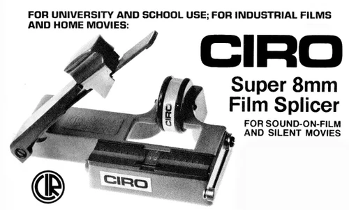 Instruction Manual: CIRO Super 8mm Film Splicer | Film Forever MPE
