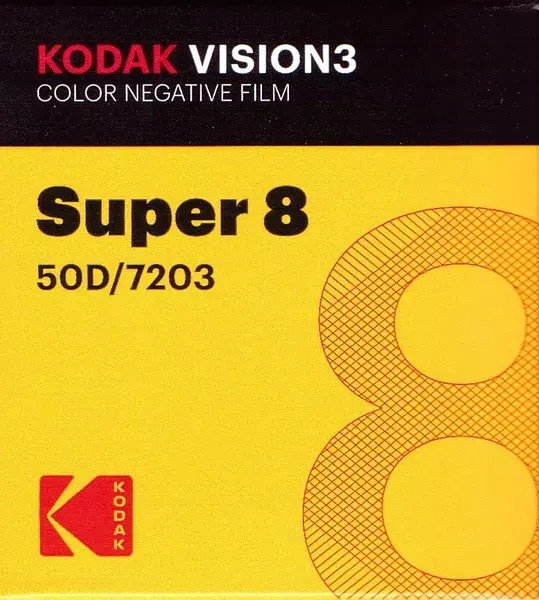 Kodak Vision3 50D Color Negative Film Super 8mm 50ft. Cartridge | Film ...