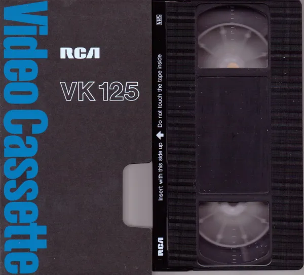 RCA VK 125 VHS Videotape (1-2-3 Hour) | Film Forever MPE