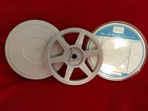 Sears 200ft Dual 8mm Reel and Can Set | Film Forever MPE