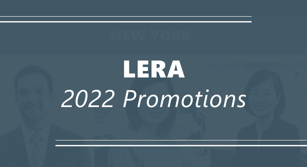 LERA Consulting Structural Engineers 2022 Promotions