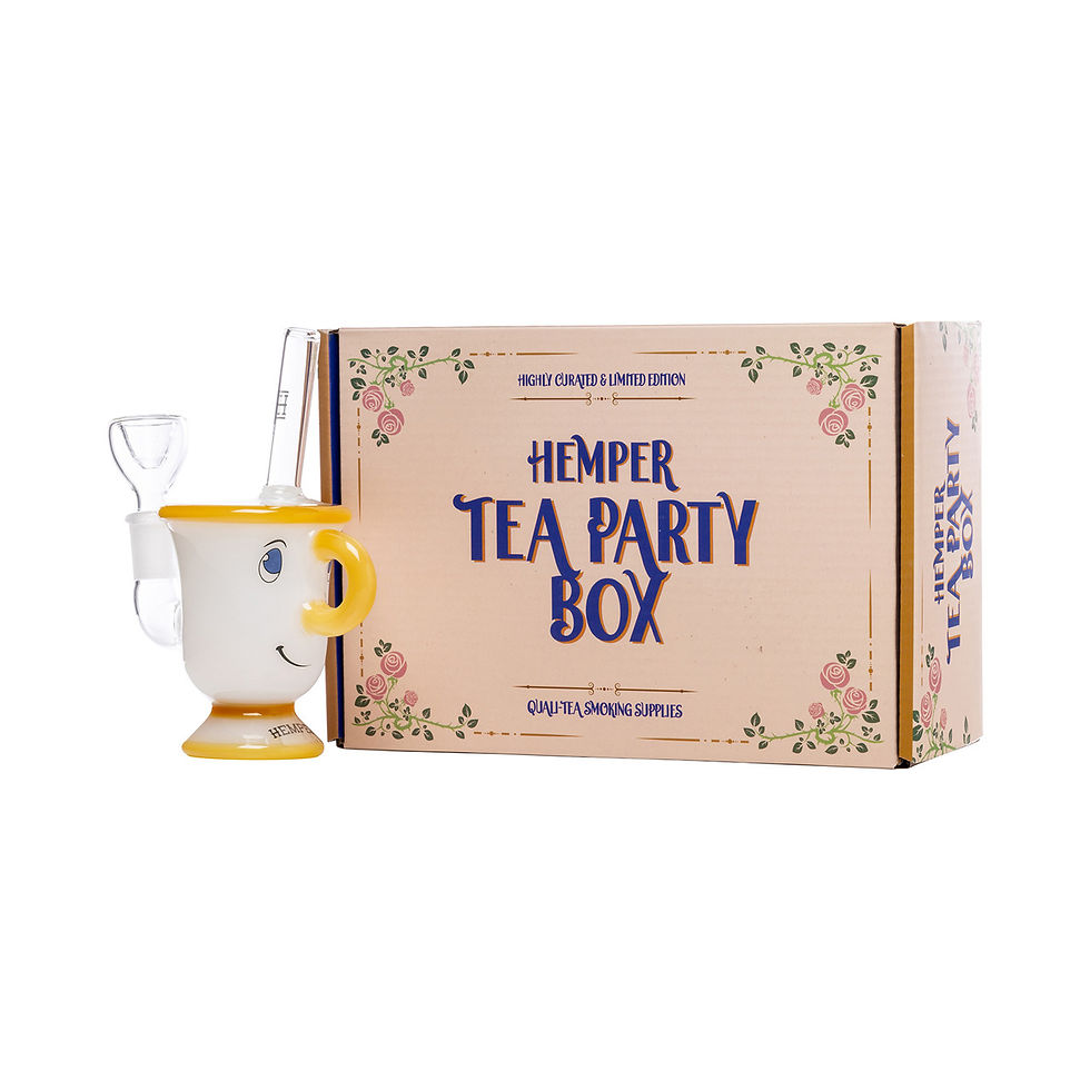 Hemper - Tea Cup Novelty Water Pipe Box Set | Gardengirlglass